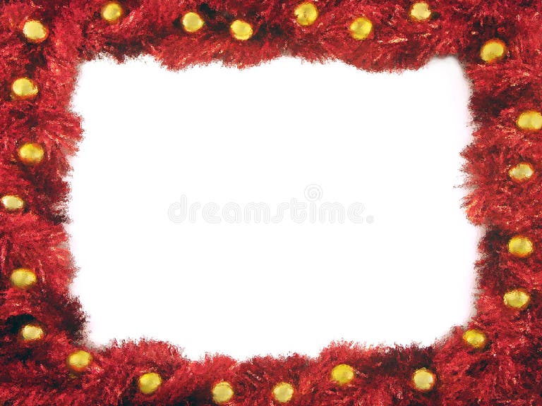 Christmas chain frame stock photo. Image of close, framework - 298950