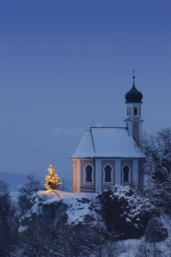 Christmas chapel stock photo. Image of cold, germany - 28138462