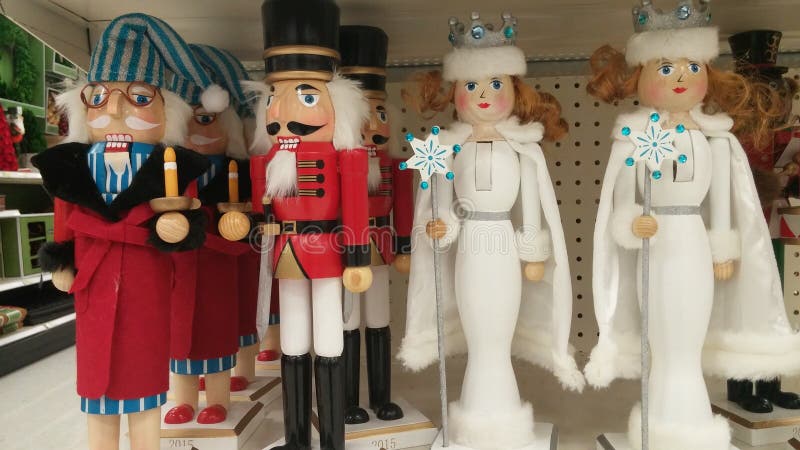 Christmas Character Nutcrackers for Holiday Fun Stock Image - Image of ...