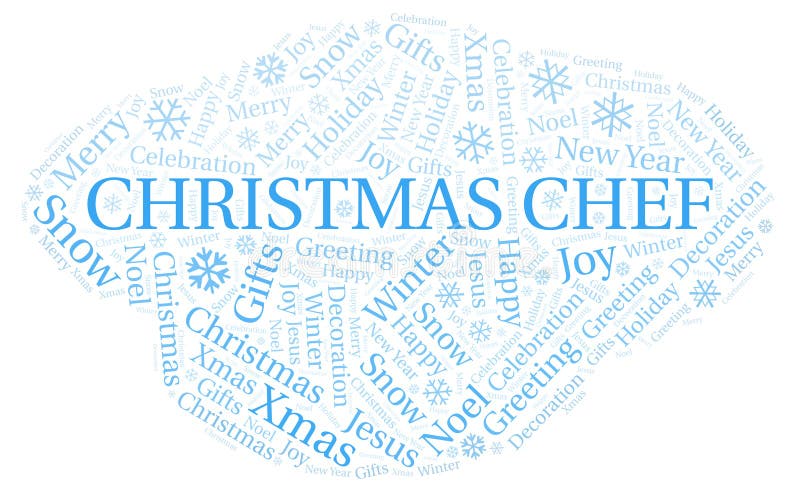 Chef Job word cloud stock illustration. Illustration of text - 133776985