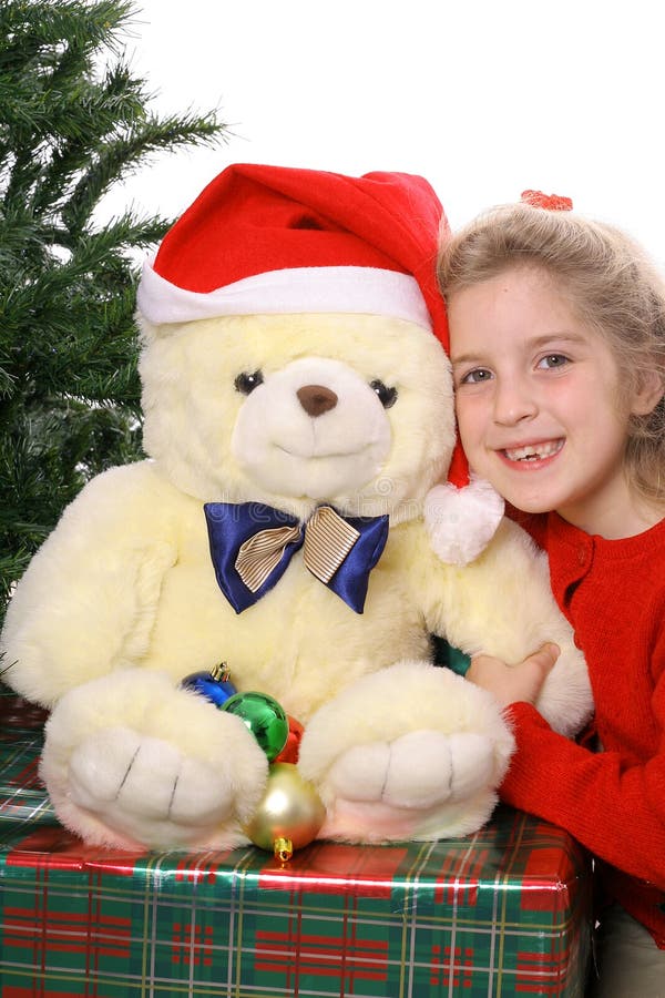 Child with teddy bear stock image. Image of child, happy - 5148993