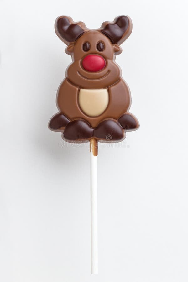 Christmas Chocolate Lollipop Stock Image - Image of decorated, dessert ...