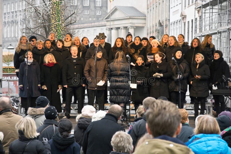 Christmas choir editorial image. Image of social, christmas - 27732700