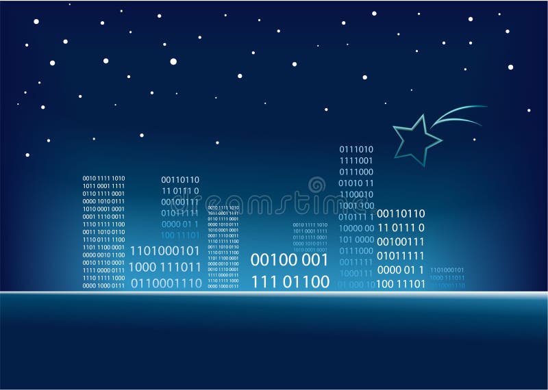 Christmas code city stock vector. Illustration of phrase - 82336092