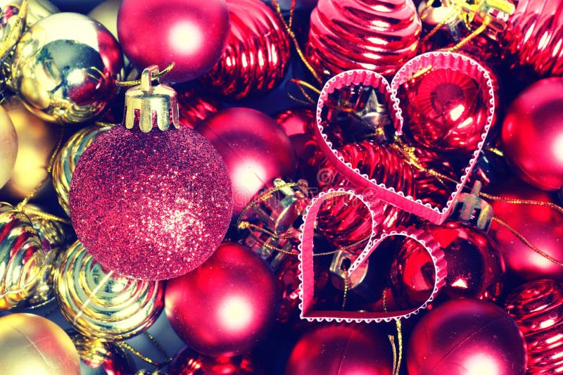 Christmas Color Ball in a Box Stock Photo - Image of ornaments ...