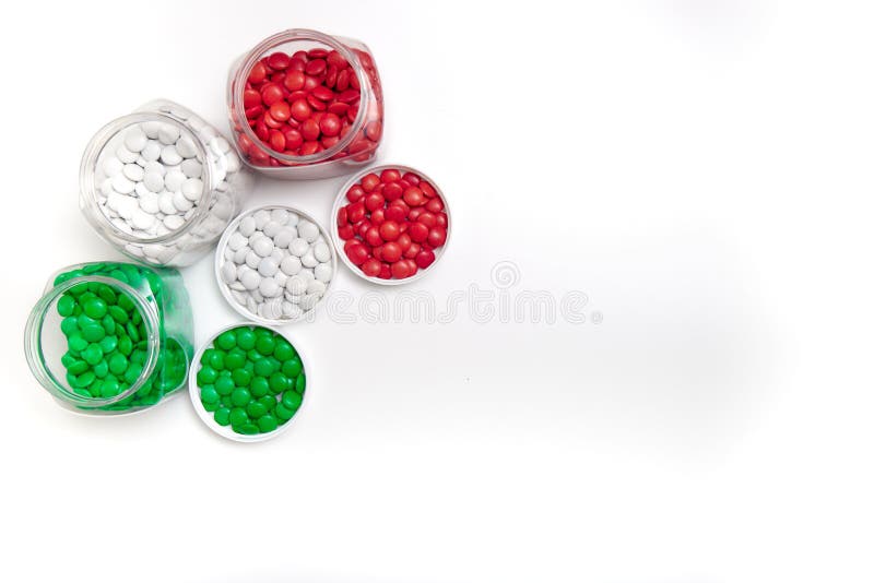 Christmas Colors Chocolate Candy Stock Image - Image of chocolate ...