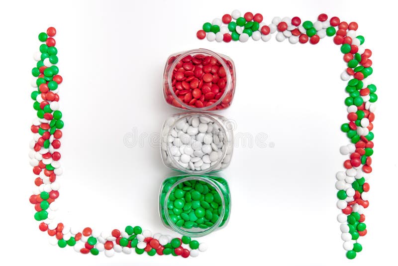 Christmas Colors Mix Chocolate Candy Stock Photo - Image of season ...