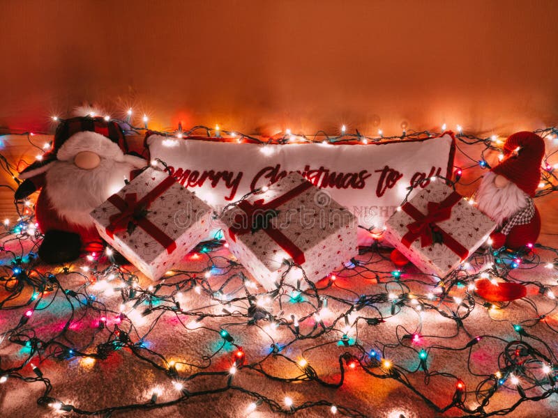Christmas is coming stock photo. Image of electricity - 165458272