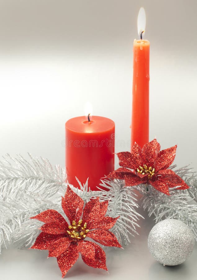 Christmas Composition for Greeting Card. Stock Image - Image of ornate ...