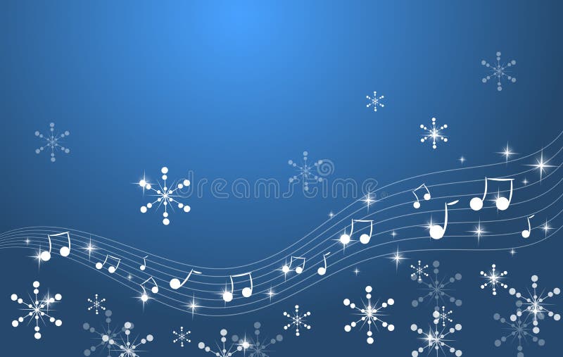 Christmas Concert Background Stock Illustration - Illustration of happy ...