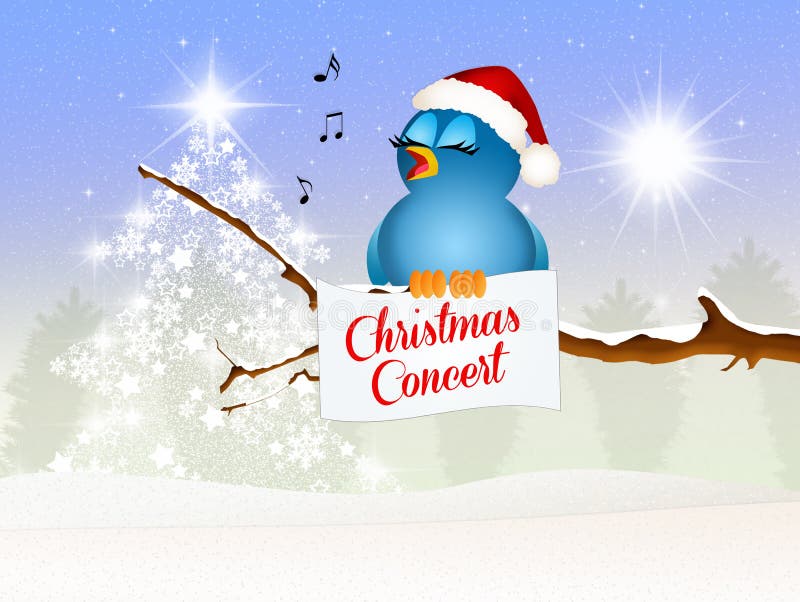 Christmas concert stock illustration. Illustration of musical - 47636695