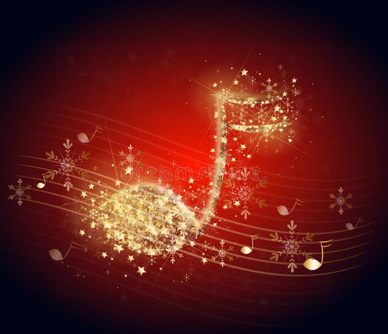 Christmas Concert Background Stock Illustration - Illustration of ...