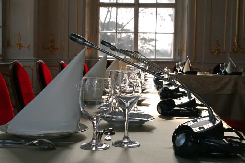 Christmas Conference Serving Stock Image - Image of place, auditorium ...