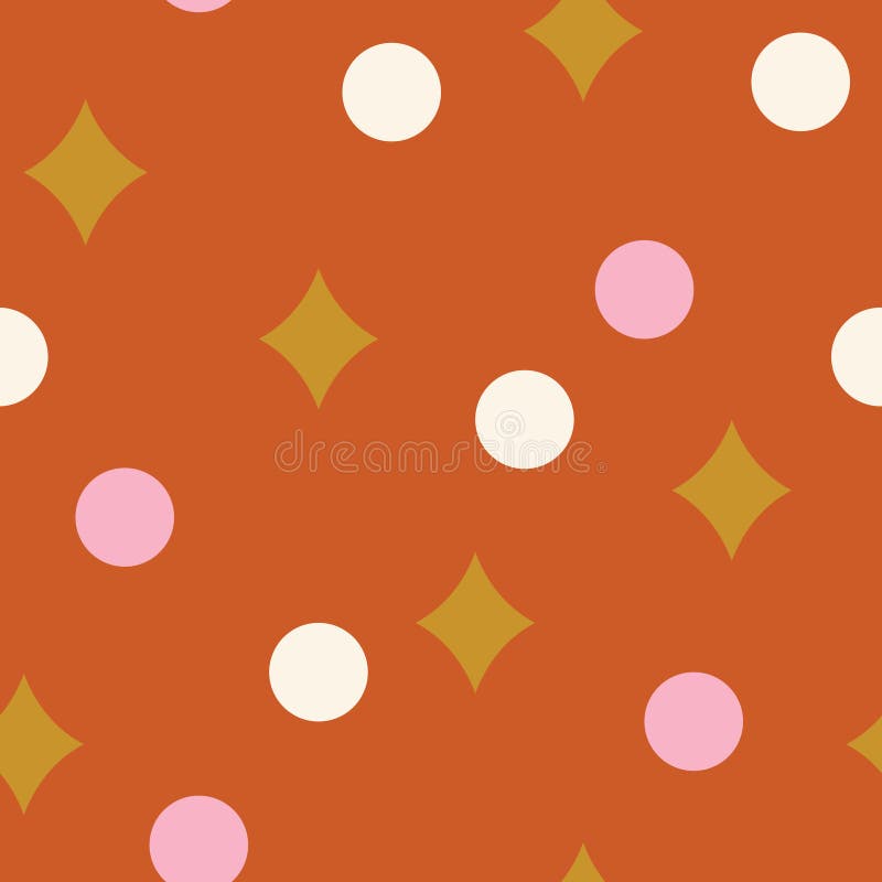 Christmas Confetti Seamless Pattern. Stock Vector - Illustration of ...