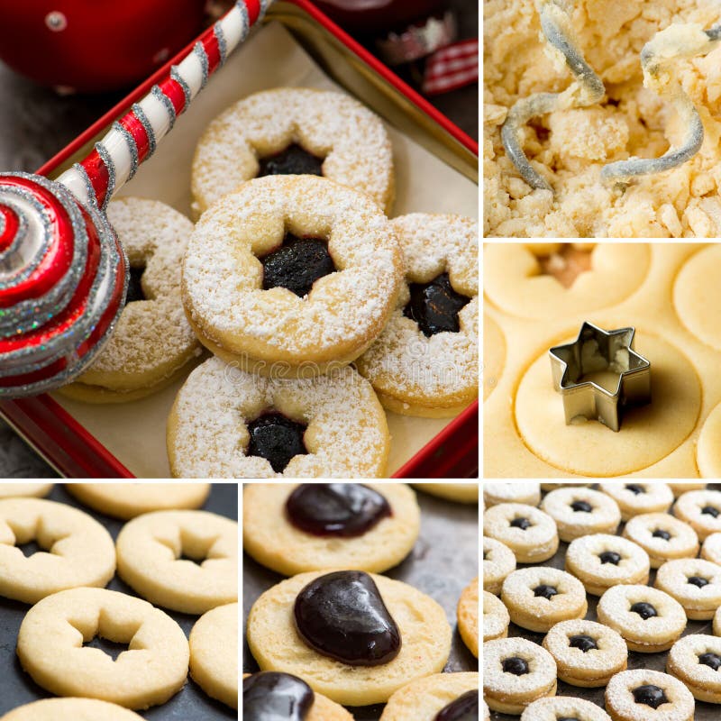 Christmas cookies collage stock photo. Image of christmas - 37859754
