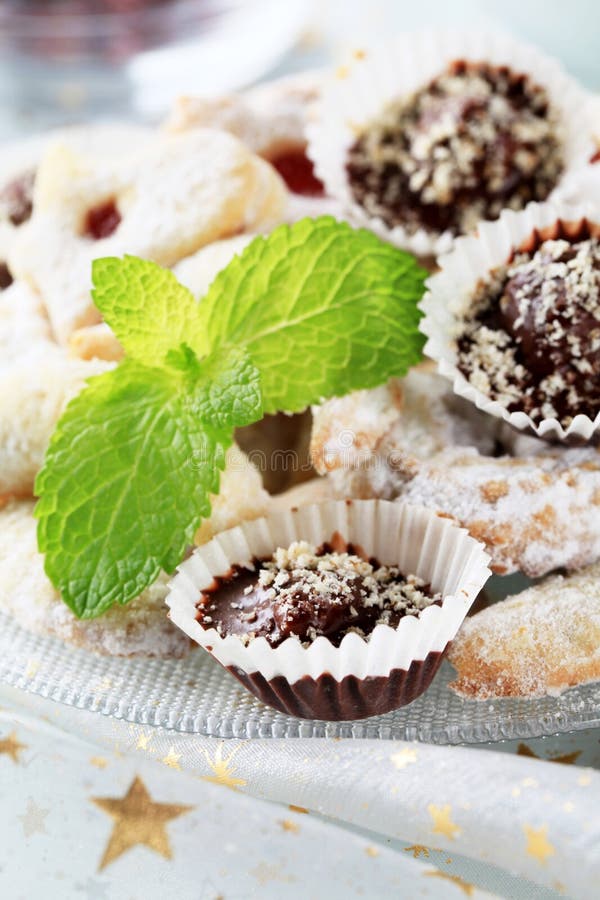 Christmas Cookies and Sweets Stock Image - Image of christmas, jelly ...
