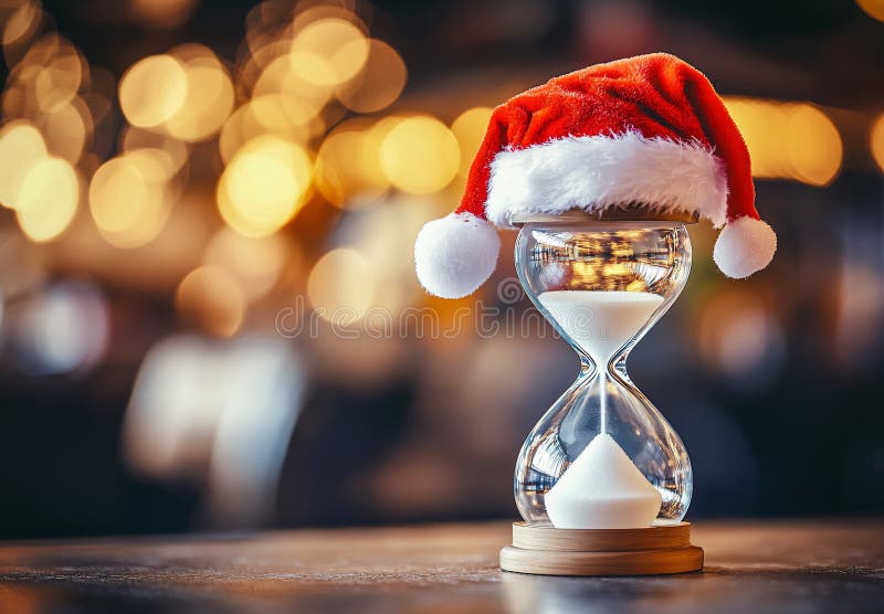 Christmas Countdown Hourglass Festive Sand Timer High Quality Image ...