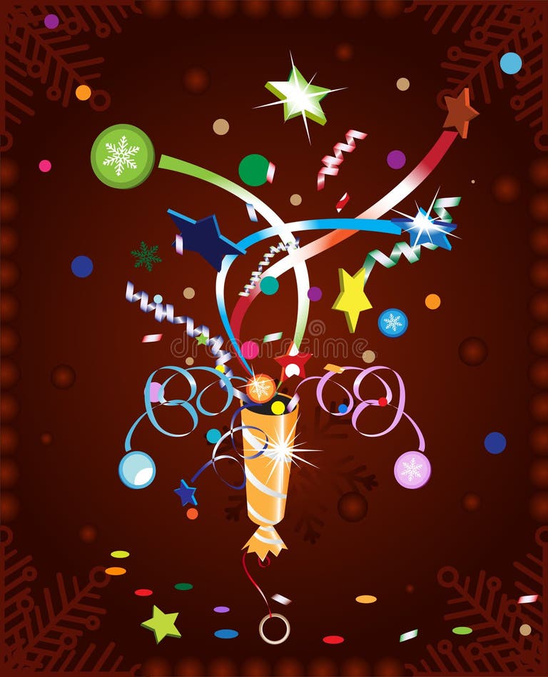 Christmas Cracker Clip Art Stock Illustrations – 588 Christmas Cracker ...