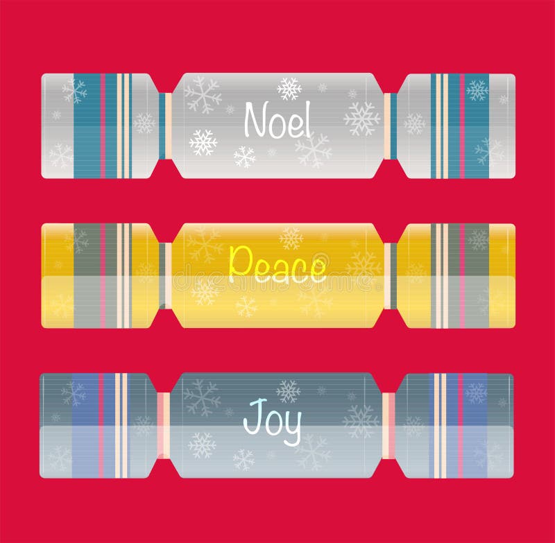 Christmas Crackers stock vector. Illustration of holiday - 43251