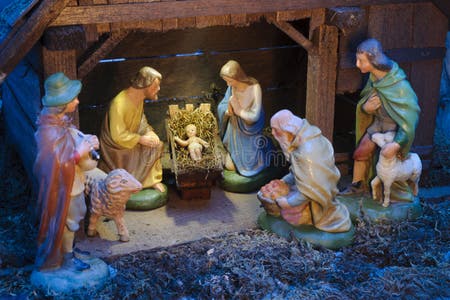 Christmas crib stock image. Image of bible, happy, christ - 22065115