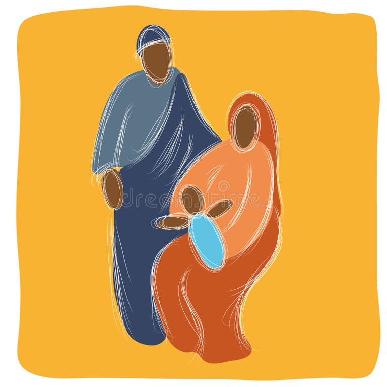 Christmas Crib Stock Illustrations – 2,856 Christmas Crib Stock ...