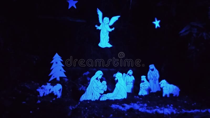 Christmas Cribe Decorations, in Kerala Stock Photo - Image of recycle ...