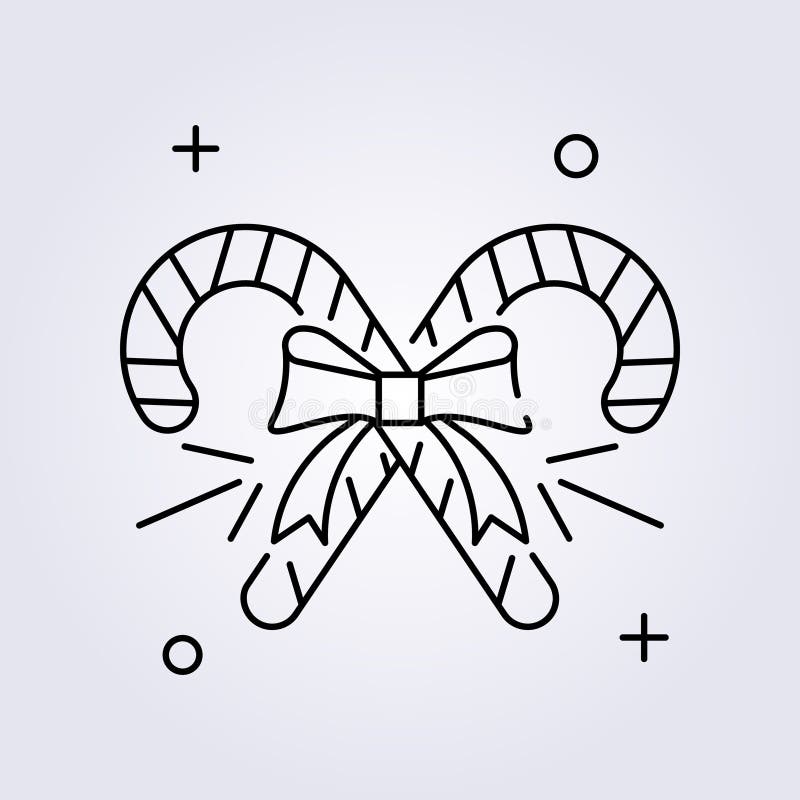 Red Christmas Cross Bow with Gold Trim. Stock Vector - Illustration of ...