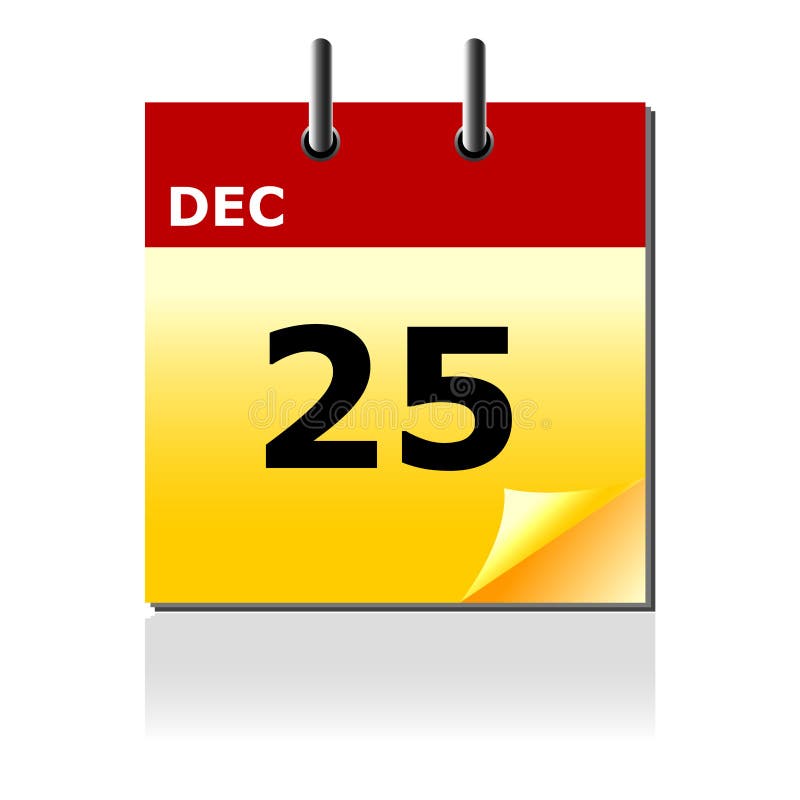 Today is the day calendar stock illustration. Illustration of text ...