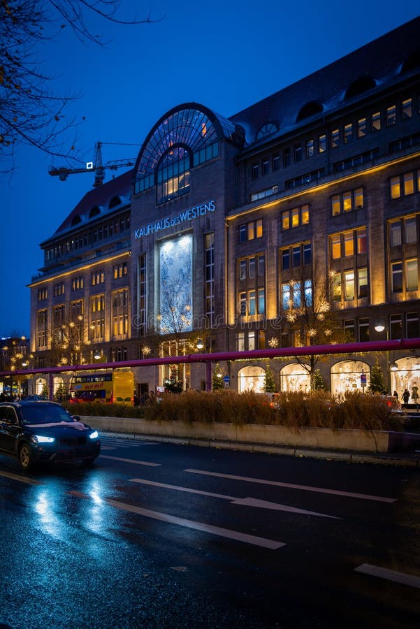 The Christmas Decorated Department Store of the West KaDeWe Editorial ...