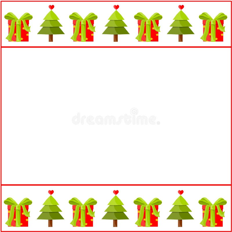 Christmas decorated paper stock illustration. Illustration of ...