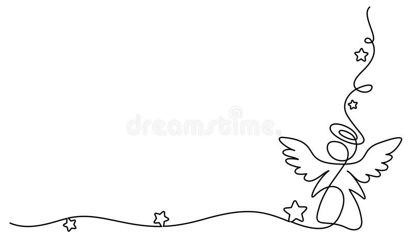 Christmas Angel Border Vector Stock Illustrations – 1,138 Christmas ...