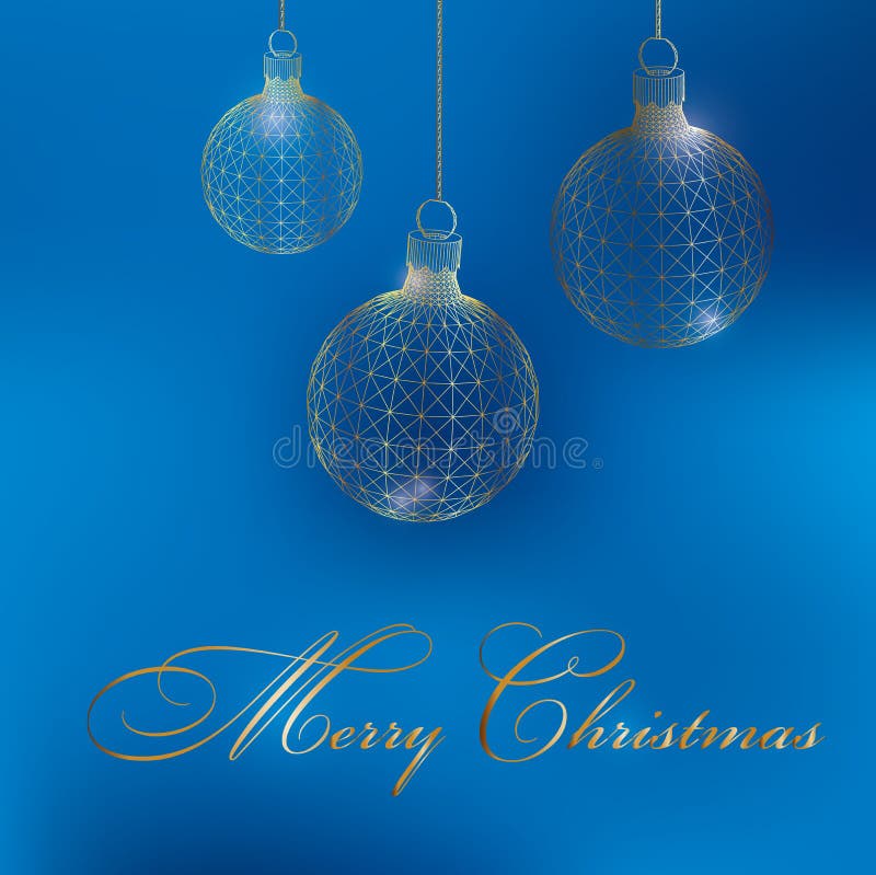 Christmas Decoration Ball. Polygon Triangle. the Structural Grid of ...