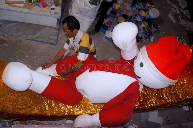 Christmas decoration editorial stock image. Image of indonesia - 47548064