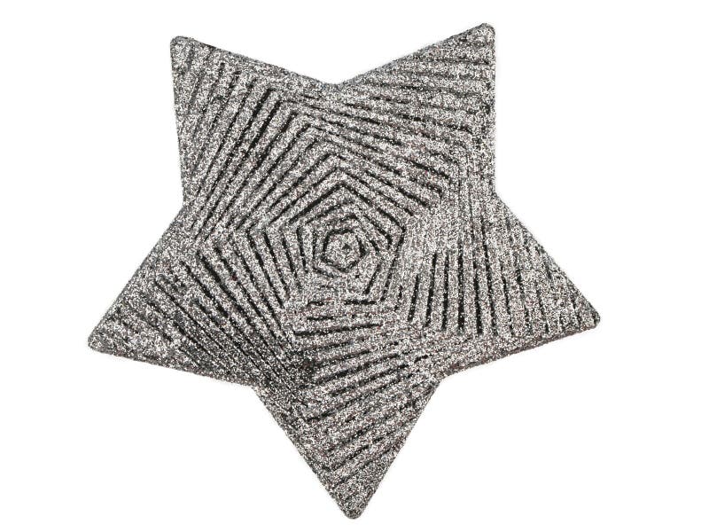 Five Pointed Silver Star Isolated White Stock Photos - Free & Royalty ...