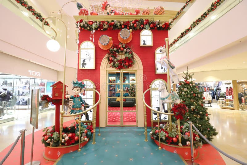 A Christmas Decoration at Hk Shopping Mall Editorial Stock Image ...