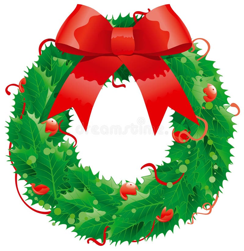 Cartoon Dogs and Cats Christmas Wreath Stock Vector - Illustration of ...