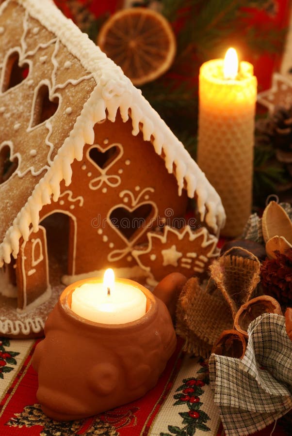 Gingerbread candlestick stock image. Image of walnut - 32750273