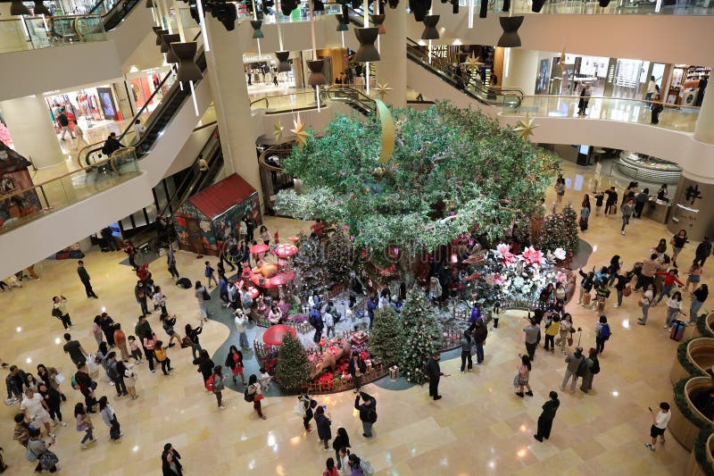 Christmas Decorations at Pacific Place, Hong Kong Dec 2 2023 Editorial ...