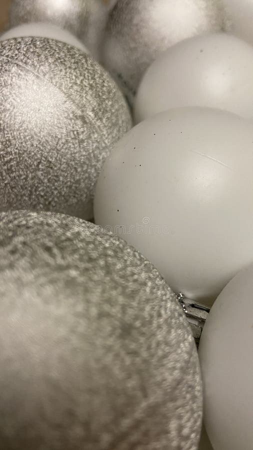 Christmas Decorations, Snowball for the Christmas Tree Stock Photo ...