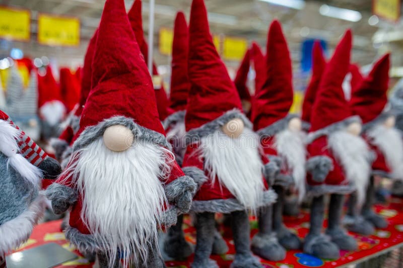 Christmas Decorations Toy Elf Stock Photo - Image of santa, green ...