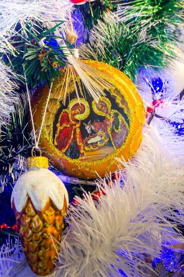 Christmas Decorations. Christmas Tree. the Holiday is Coming Stock ...