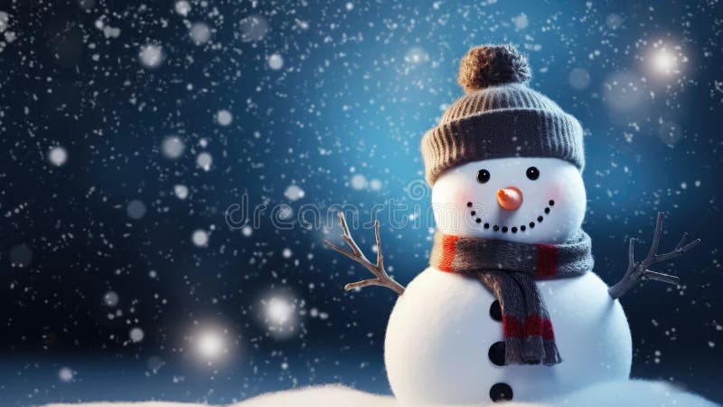 Christmas Decorative with Snowflakebackground. Seamless Looping Time ...