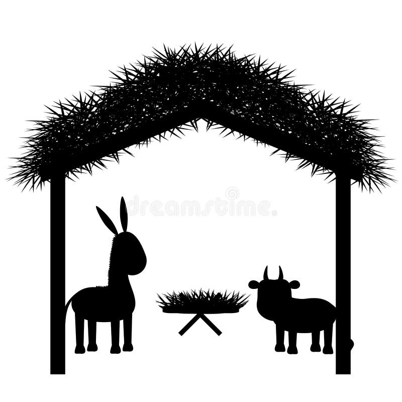 Abstract nativity symbol stock vector. Illustration of family - 21961118