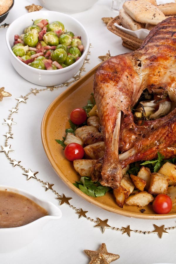 Christmas dinner stock photo. Image of holiday, potato - 11921668