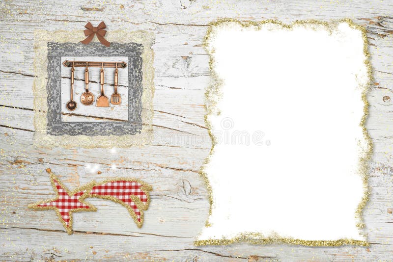 Christmas Day Dinner Rustic Background Stock Photo - Image of meal ...