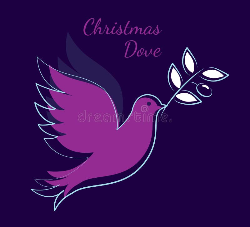 Christmas Dove Pigeone in Festive Colors Merry Christmas and Happy New ... Christmas Dove Pigeone in Festive Colors Merry Christmas and Happy New ...