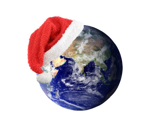 Christmas earth stock image. Image of planet, earth, celebration - 9519773