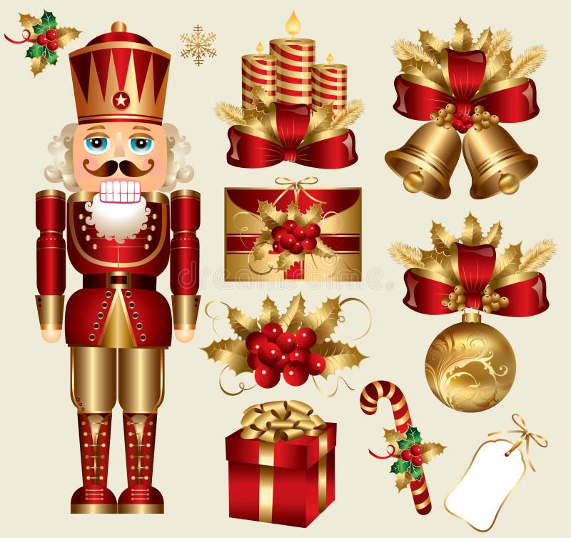 Christmas elements stock vector. Illustration of celebratory - 17104561