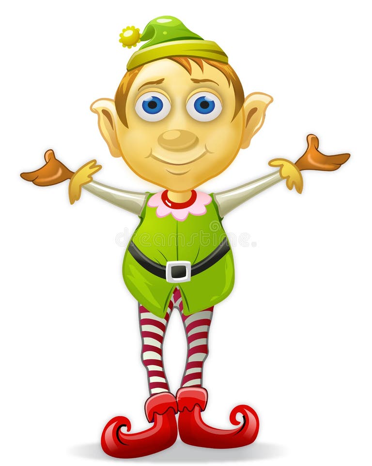 Christmas Elf Cartoon Character Stock Illustrations – 23,437 Christmas ...