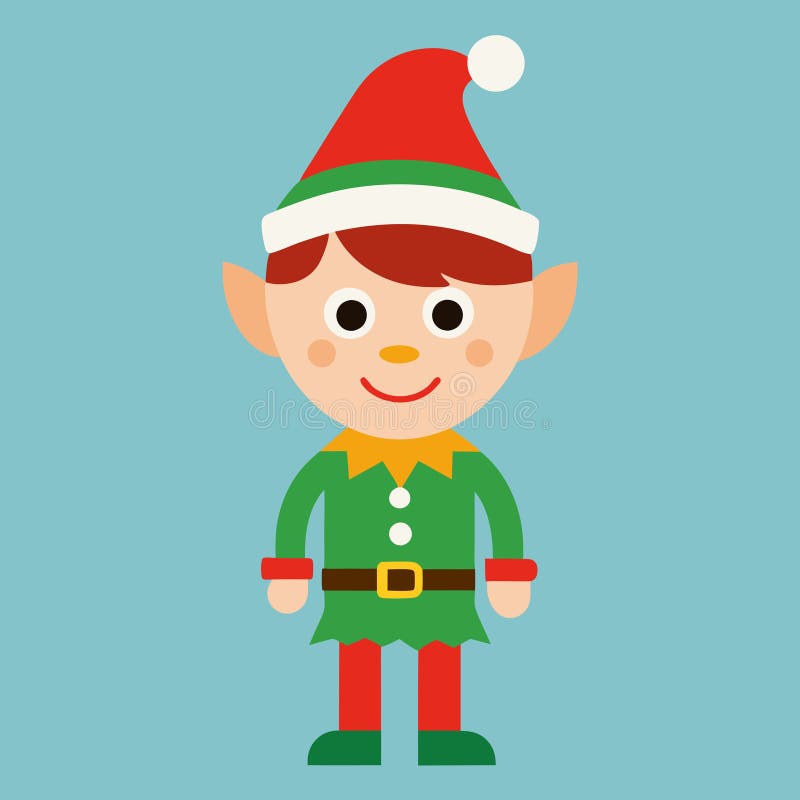Christmas elf character stock illustration. Illustration of advertising ...